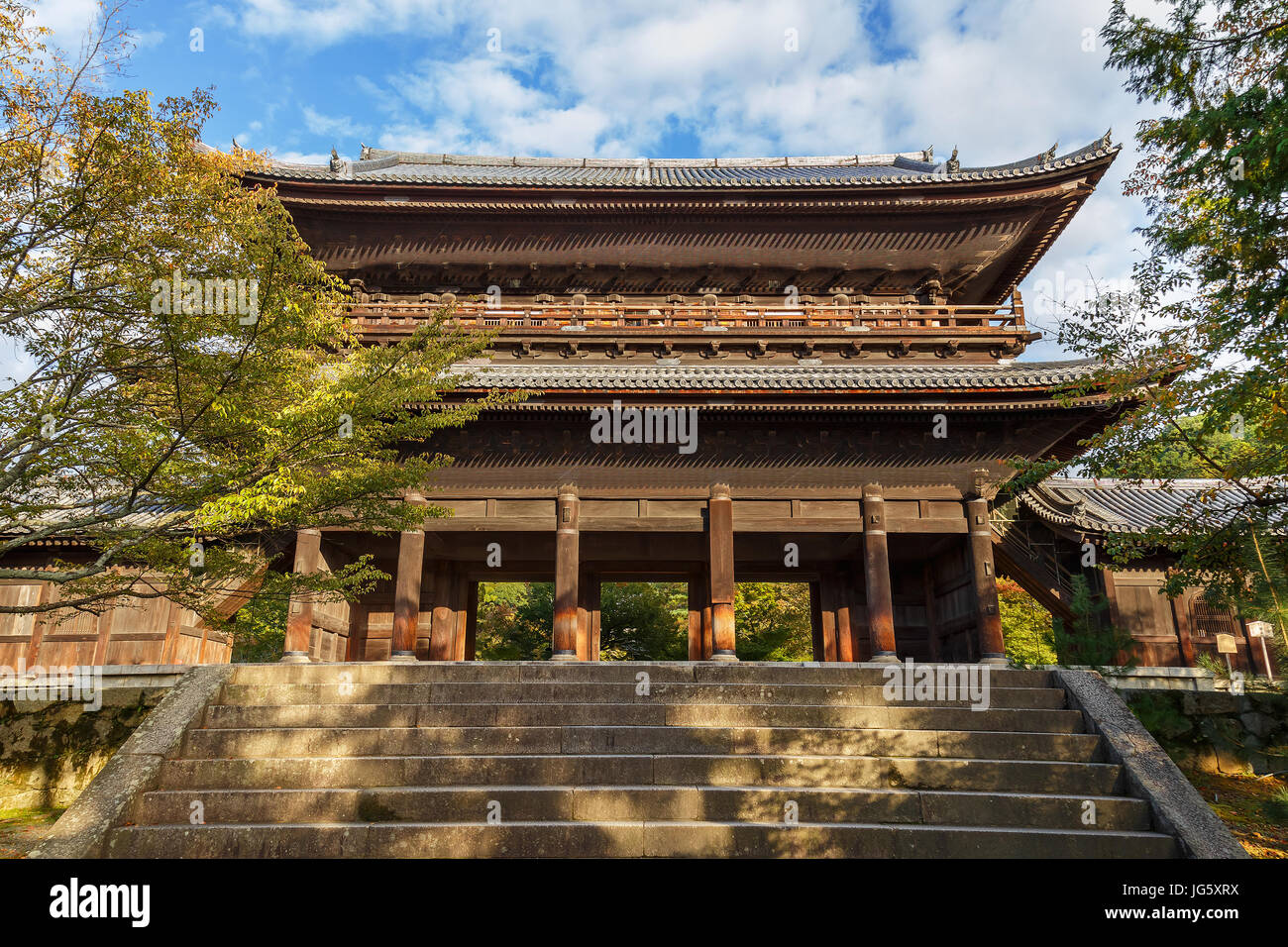 Sanmon Gate at Nanzen-ji Temple in Kyoto, Japan Stock Photo - Alamy
