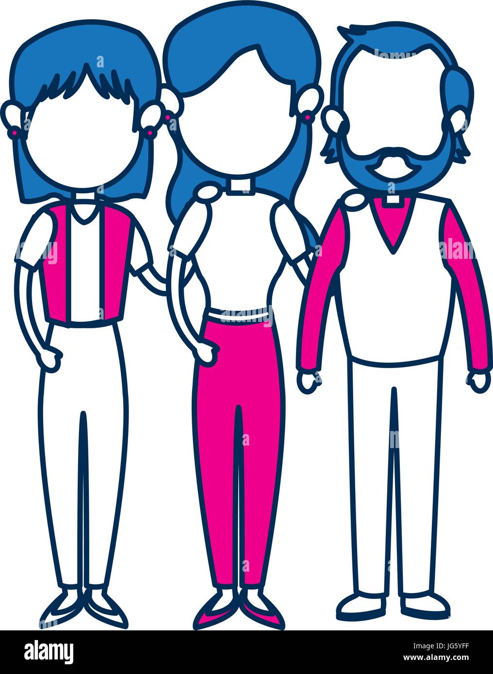 people family member together character image Stock Vector Image & Art ...