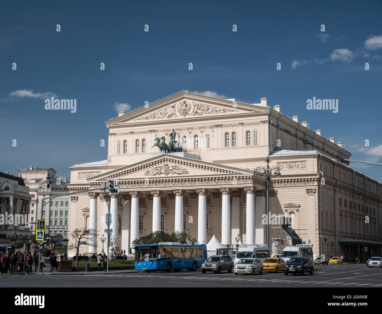 Russia moscow theatre square hi-res stock photography and images - Alamy