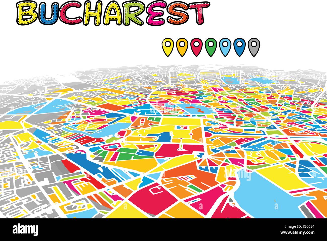 Bucharest romania europe map High Resolution Stock Photography and ...