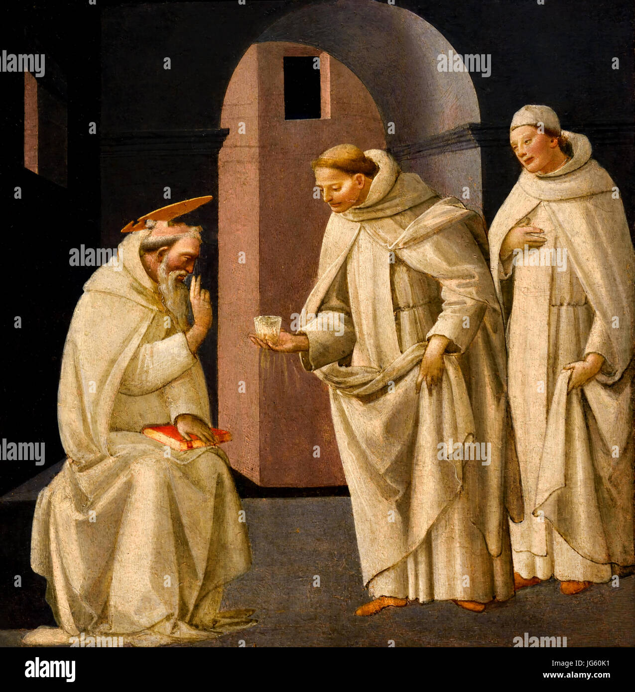 St benedict and the poisoned wine hi-res stock photography and images - Alamy