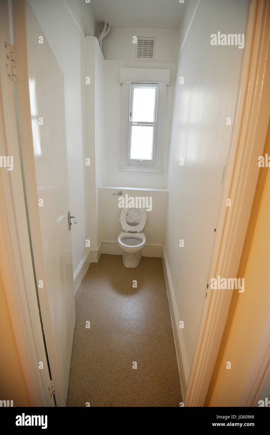 The interior of a council flat in Elm Park Gardens, west London, which ...