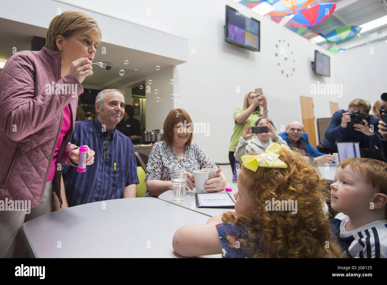 Scotland's The First Minister visits Bubbles Factory in Carluke with ...
