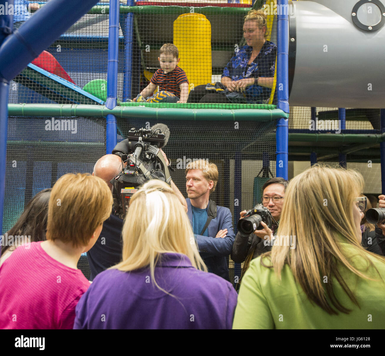 Scotland's The First Minister visits Bubbles Factory in Carluke with ...