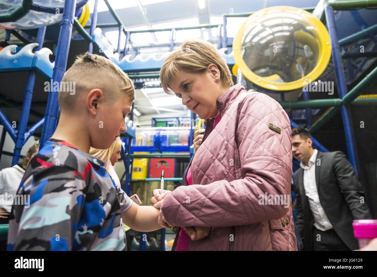 Scotland's The First Minister visits Bubbles Factory in Carluke with ...