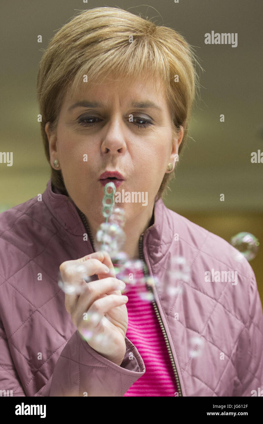 Scotland's The First Minister visits Bubbles Factory in Carluke with ...