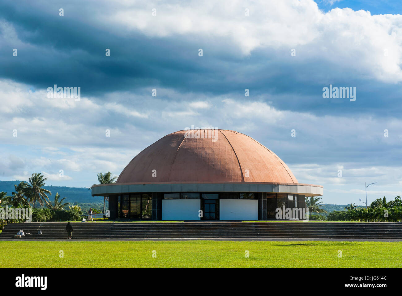 Fale Fono, the parliament house of Apia, Upolo, Samoa, South Pacific ...