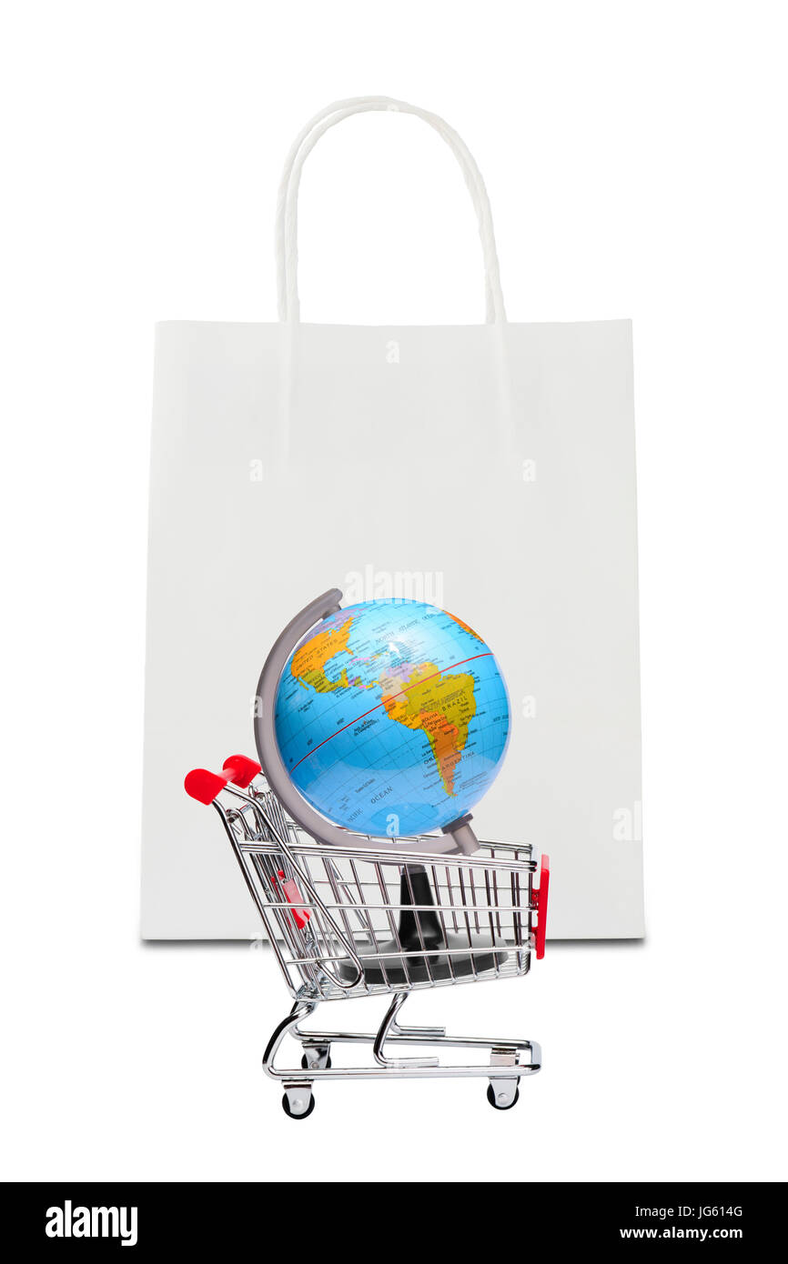 Earth on shopping cart hi-res stock photography and images - Alamy