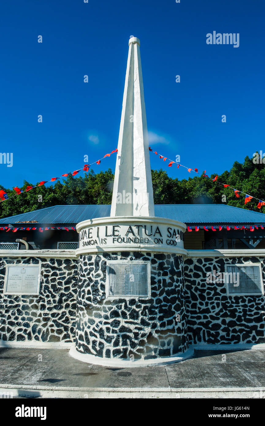 Samoa monument hi-res stock photography and images - Alamy