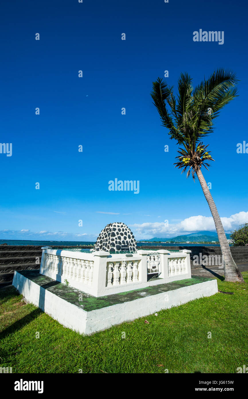 German memorial in Apia, Upolo, Samoa, South Pacific Stock Photo - Alamy