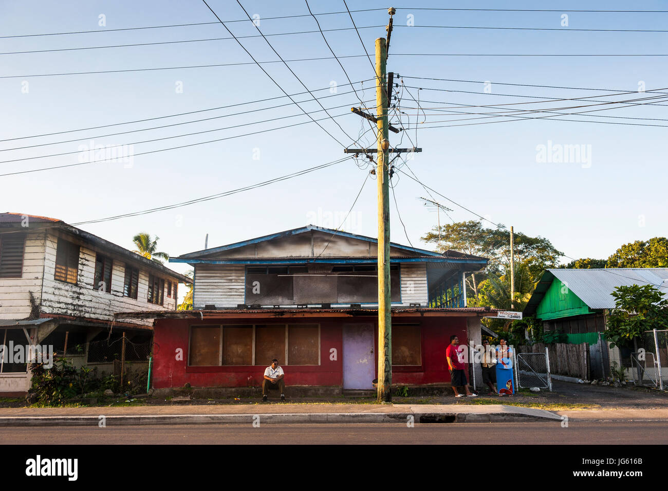 Local shop in Apia, Upolo, Samoa, South Pacific Stock Photo - Alamy