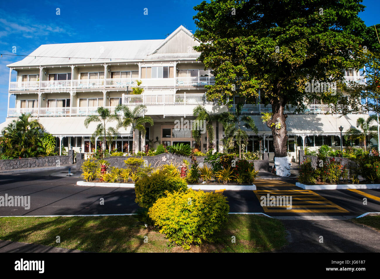 Aggie Grey´s Hotel, famous club in Apia, Upolo, Samoa, South Pacific ...