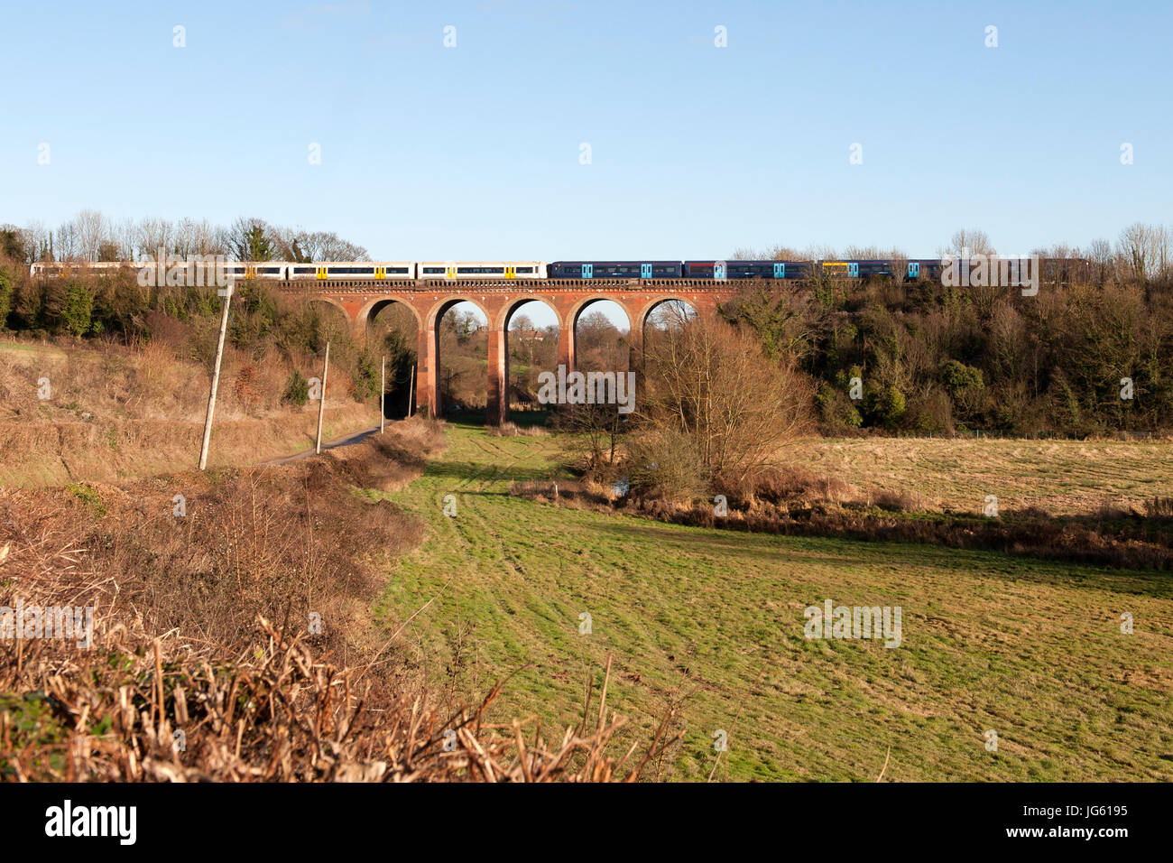 Eynsford Viaduct in the Darenth Valley,Eynsford, UK Stock Photo - Alamy