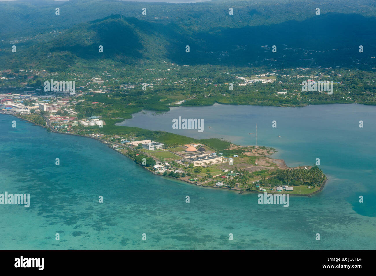 Aerial view of samoa hi-res stock photography and images - Alamy