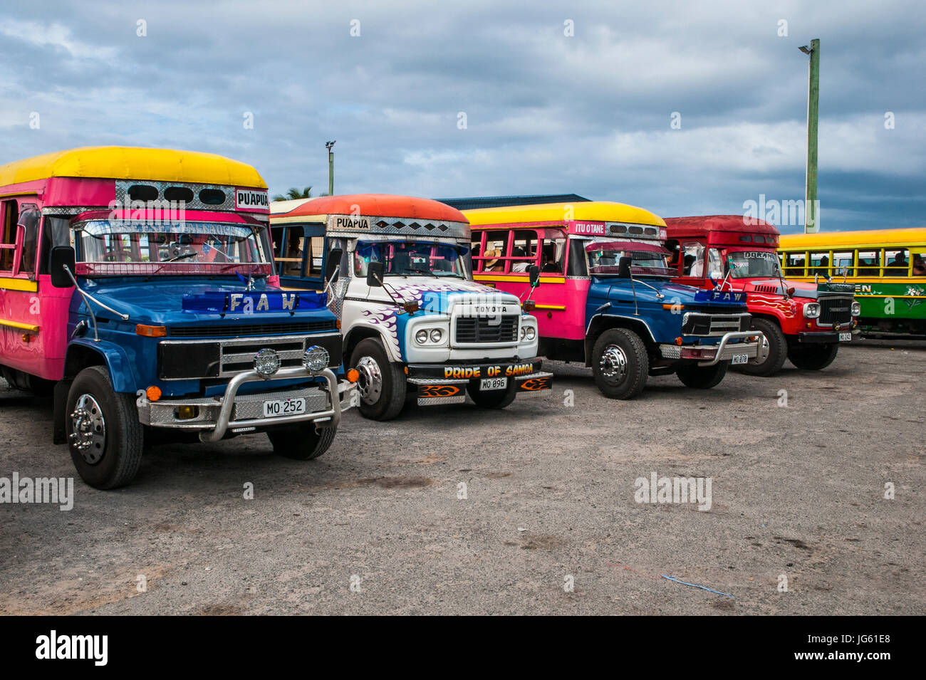 Samoa transport hi-res stock photography and images - Alamy