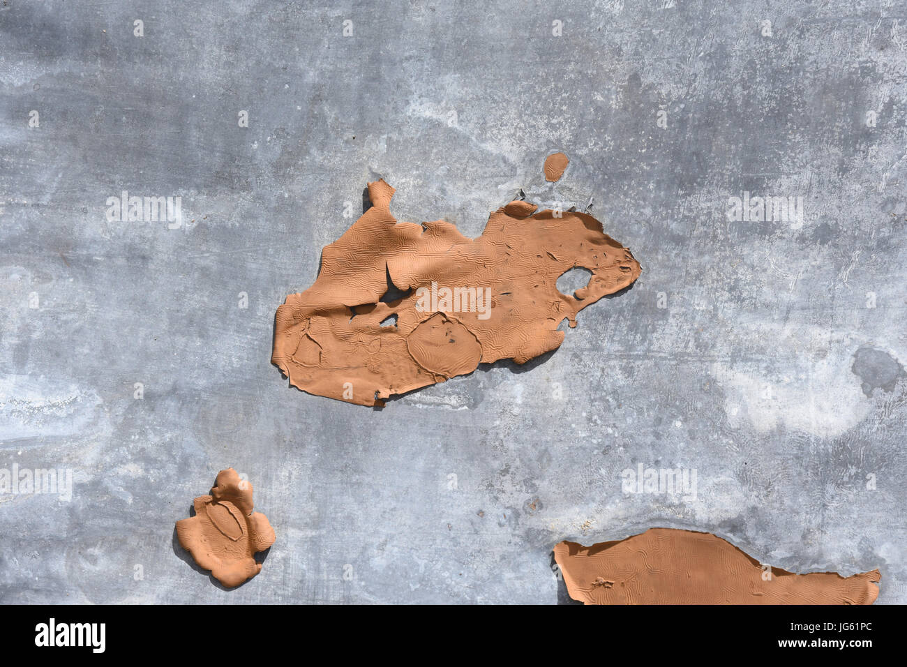 Flaking paint on galvanized metal Stock Photo - Alamy