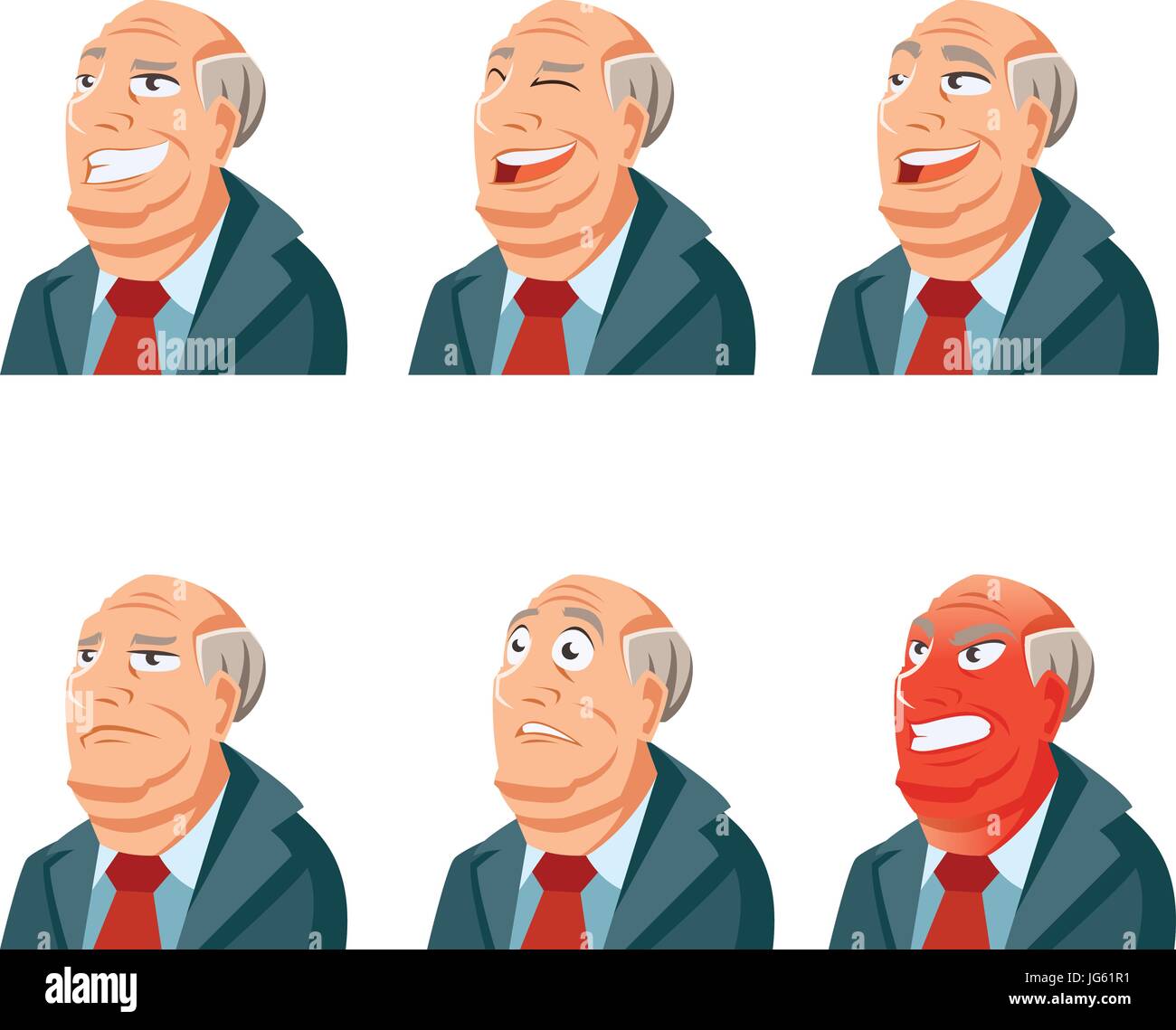 Set of man face icons Stock Vector Image & Art - Alamy