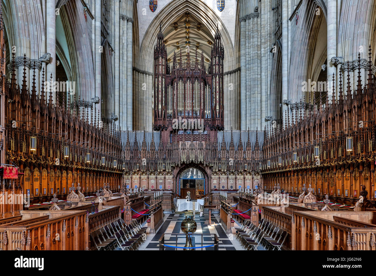 Quire (choir), York Minster (The Cathedral and Metropolitical Church of ...