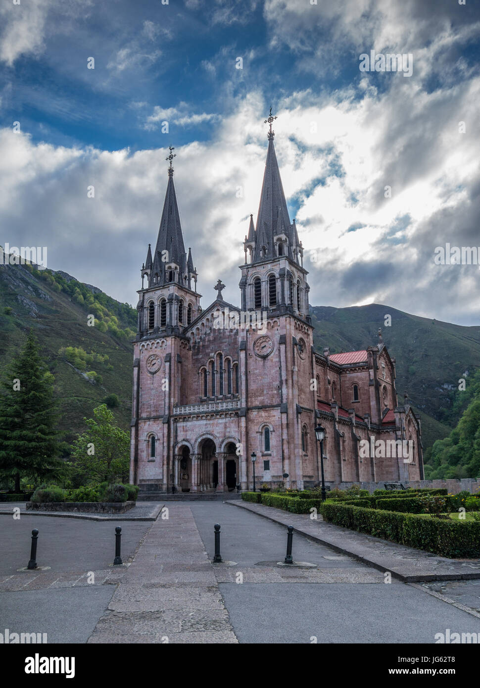 Covadonga church in picos de hi-res stock photography and images - Alamy