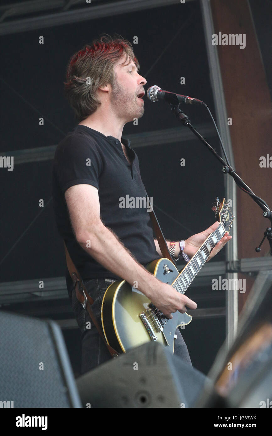 London, UK. Geyser at the British Summertime at Hyde Park. London on ...