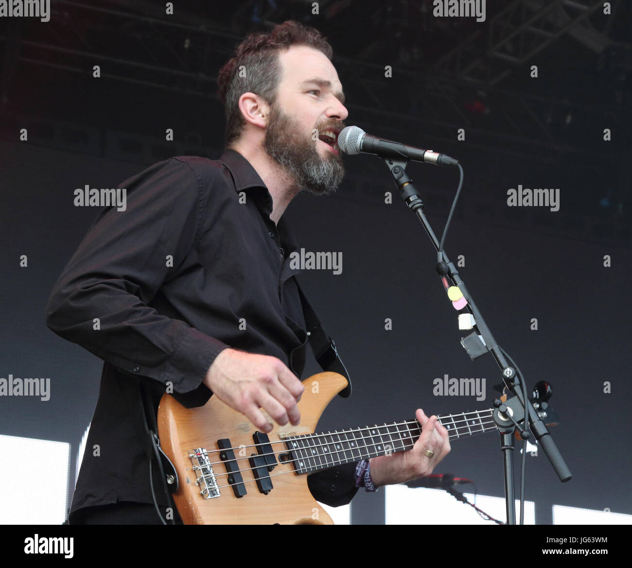 London, UK. Geyser at the British Summertime at Hyde Park. London on ...