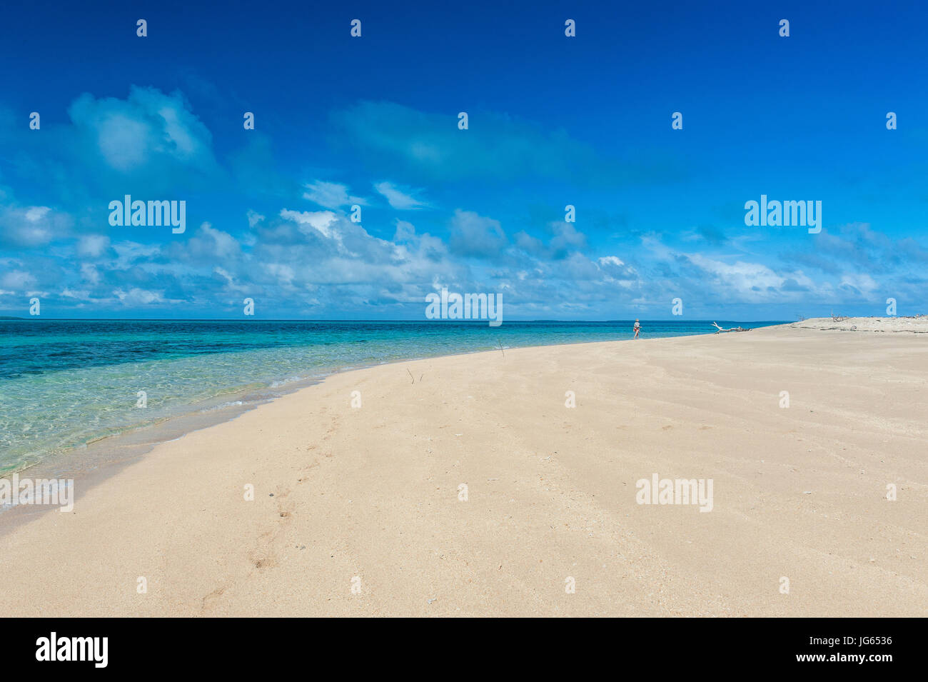 Little island with a white sand beach in Ha´apai, Haapai, islands ...