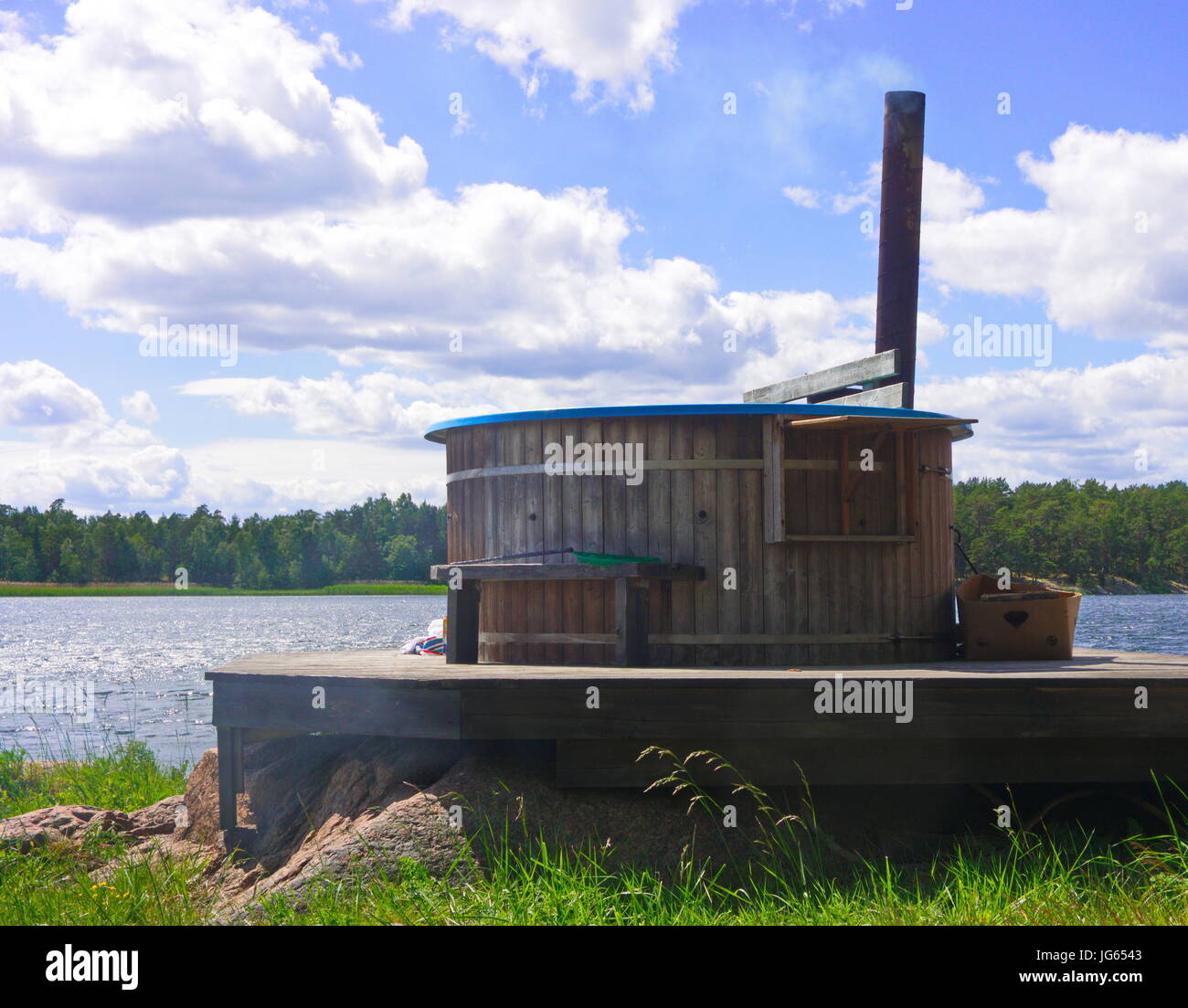 Open air jacuzzi hi-res stock photography and images - Alamy