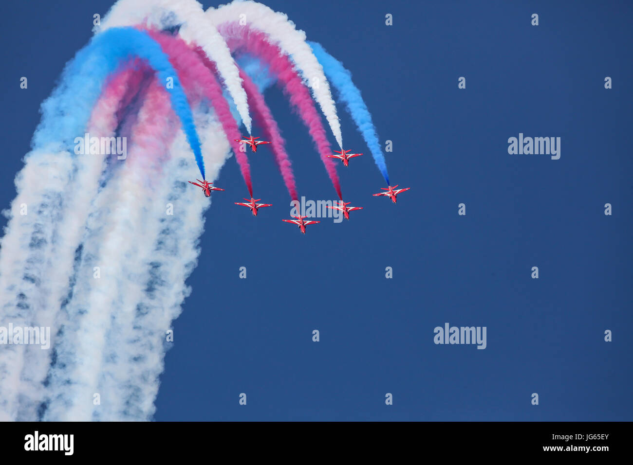 The Red Arrows, UK Stock Photo - Alamy