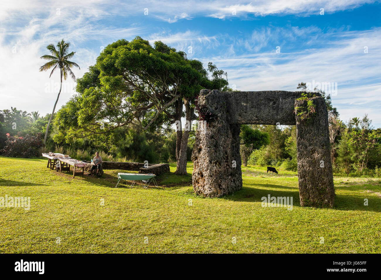 Haʻamonga ʻa Maui (Burden of Maui), stone trilithon build in the 13th ...
