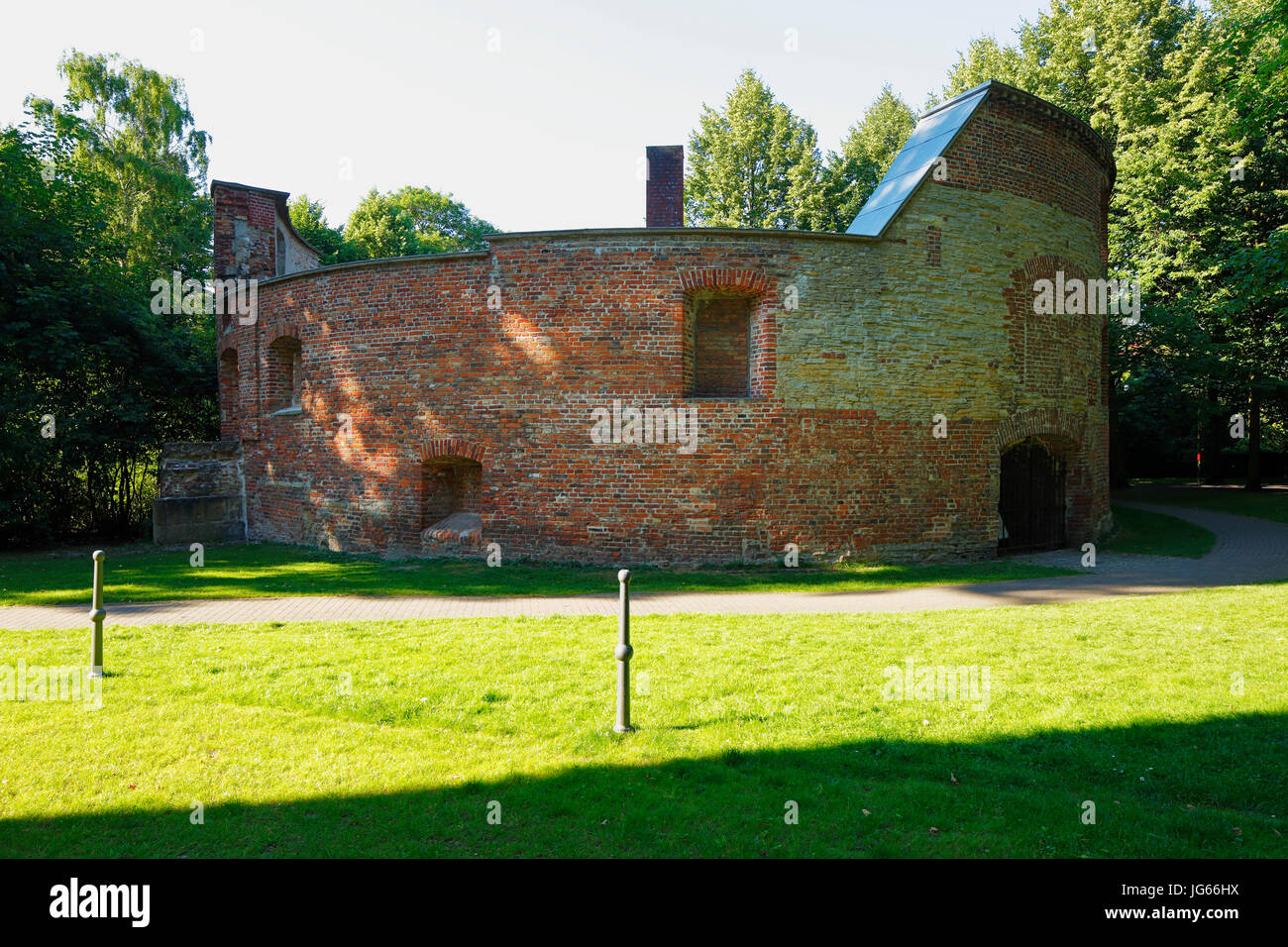 Der Zwinger an der Promenade in Muenster, Westfalen, Nordrhein ...