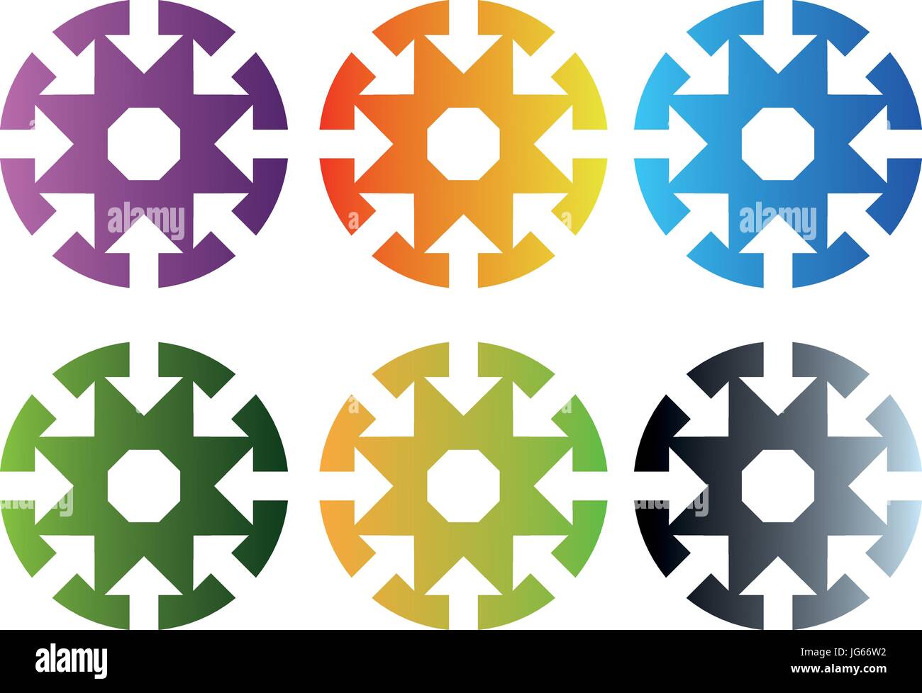 Circular Arrows Stock Vector Images - Alamy