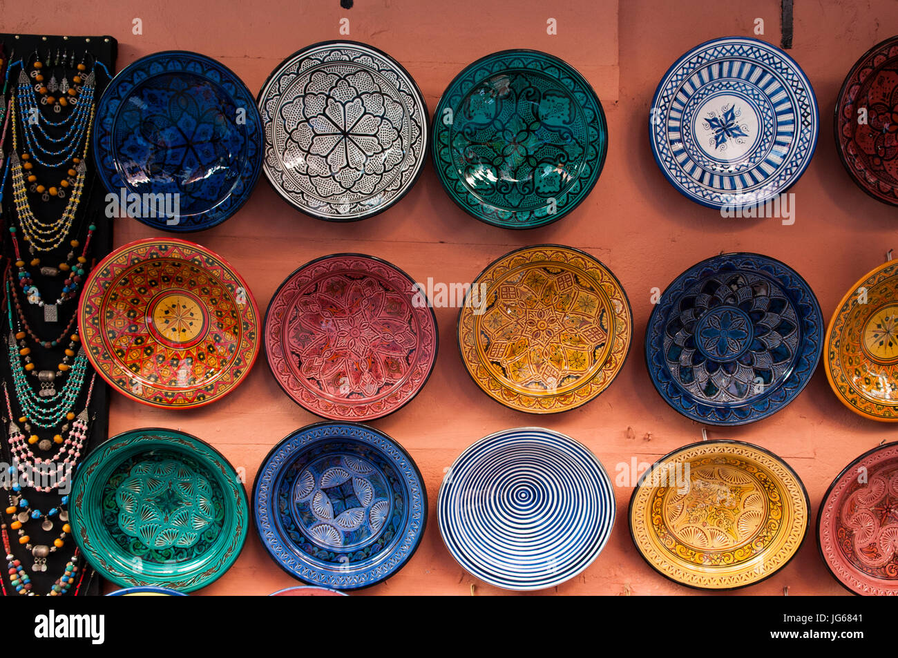 Ceramics, Medina Souk, Marrakech, Morocco Stock Photo - Alamy