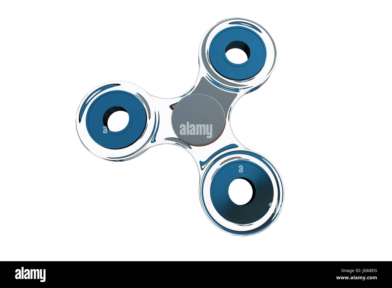 Colourful golden glass steel metal fidget finger spinner stress ...