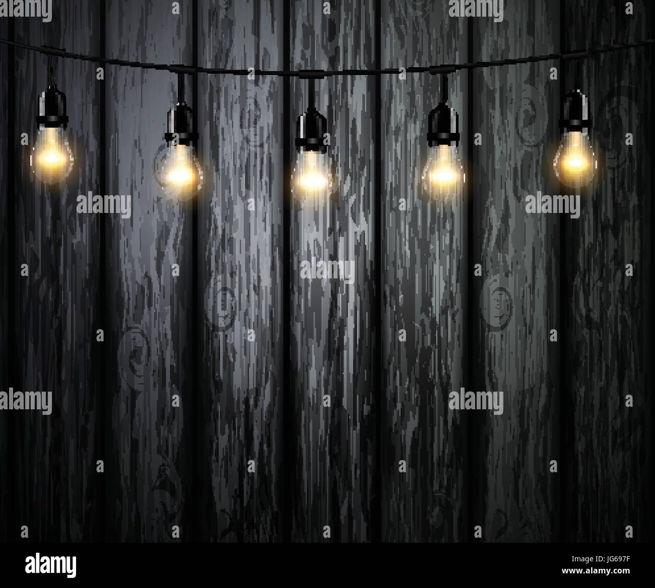 Retro light bulbs incandescent Stock Vector Images - Alamy