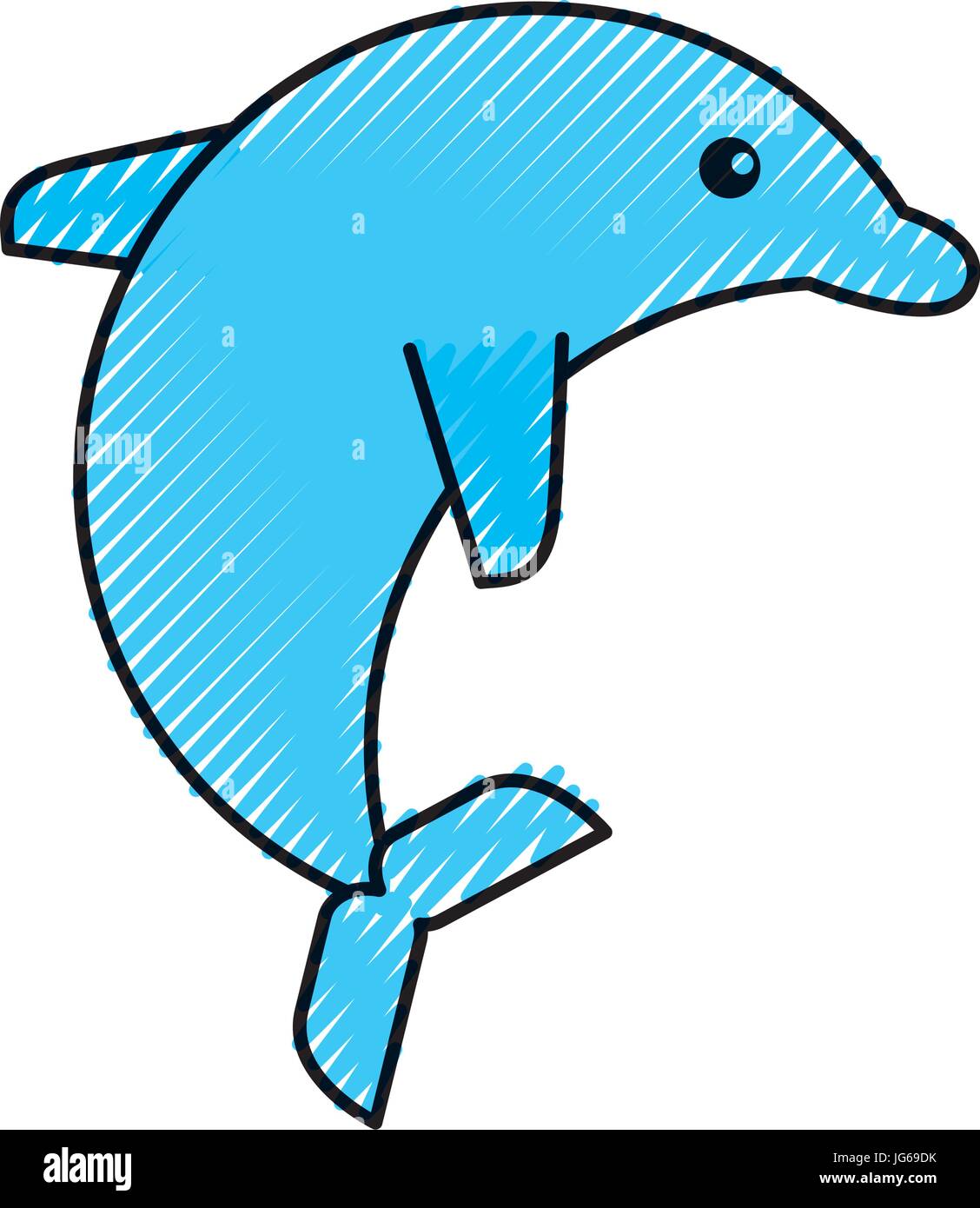 cute dolphin isolated icon vector illustration design Stock Vector ...