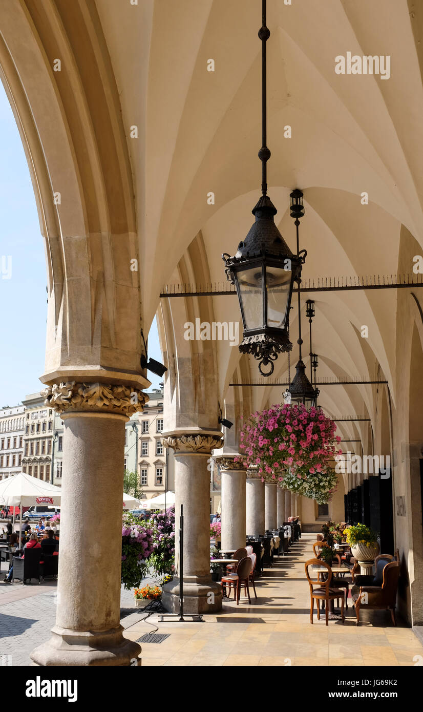 The Renaissance Cloth Hall (Sukiennice) in Main Market Square, Krakow ...