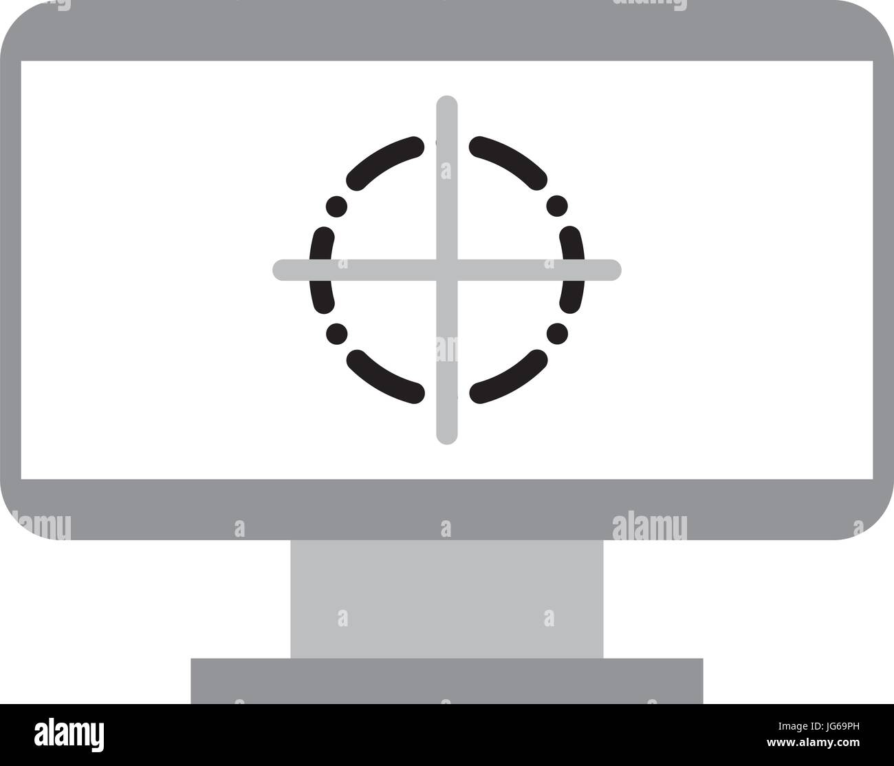 Computer electronic work icon vector illustration design graphic Stock ...