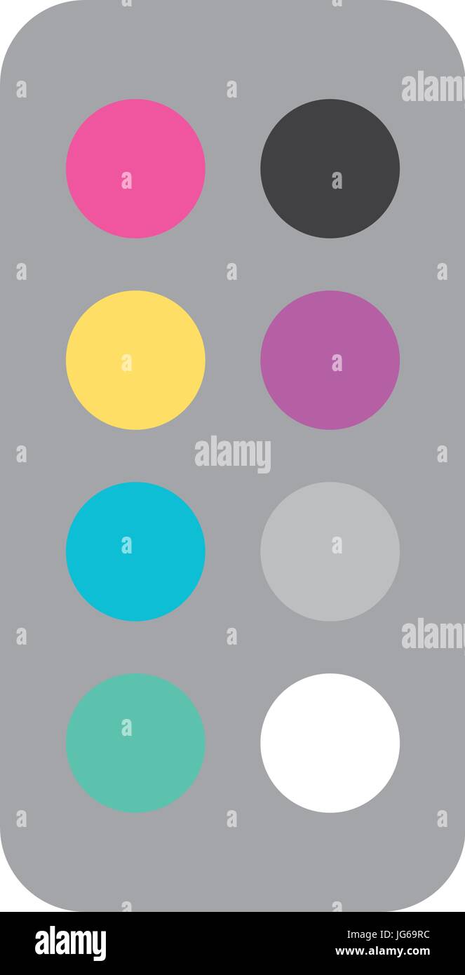 combine color palette icon vector illustration design graphic Stock ...