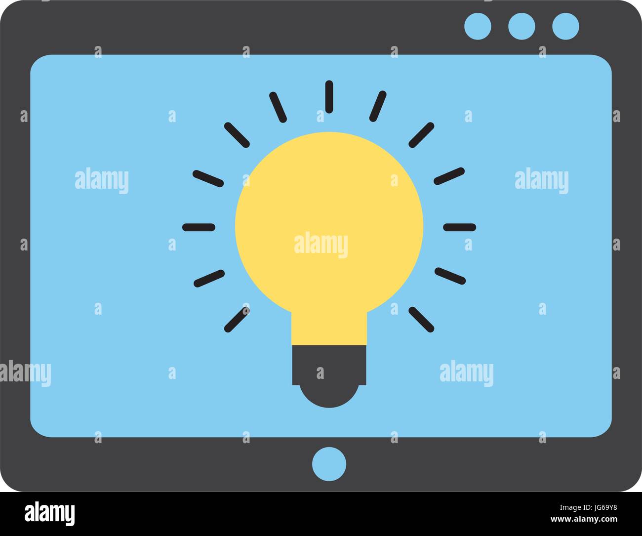 Tablet drawing work icon vector illustration design graphic Stock ...
