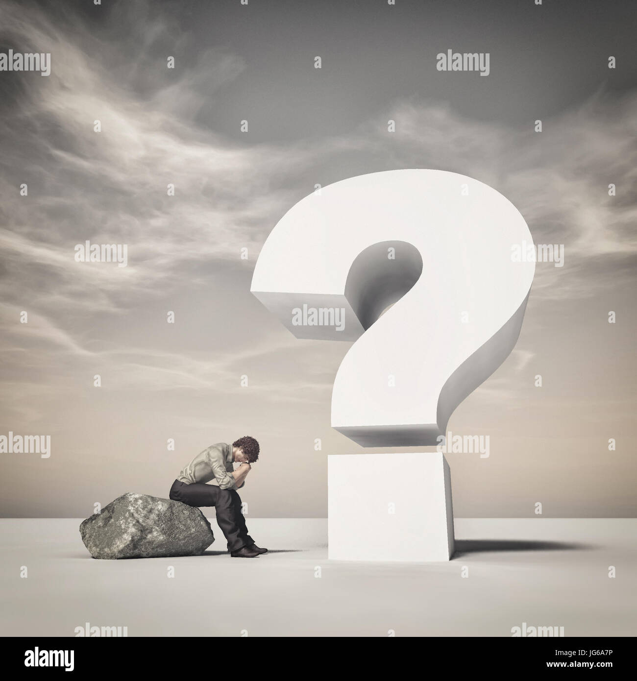 Big question mark hi-res stock photography and images - Alamy