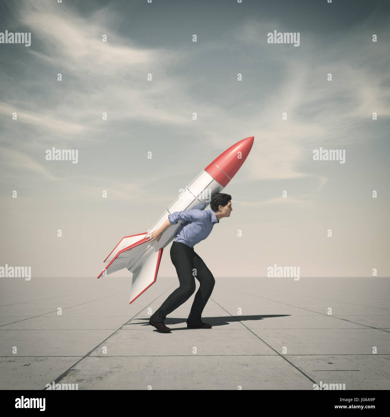 Jet pack illustration hi-res stock photography and images - Alamy