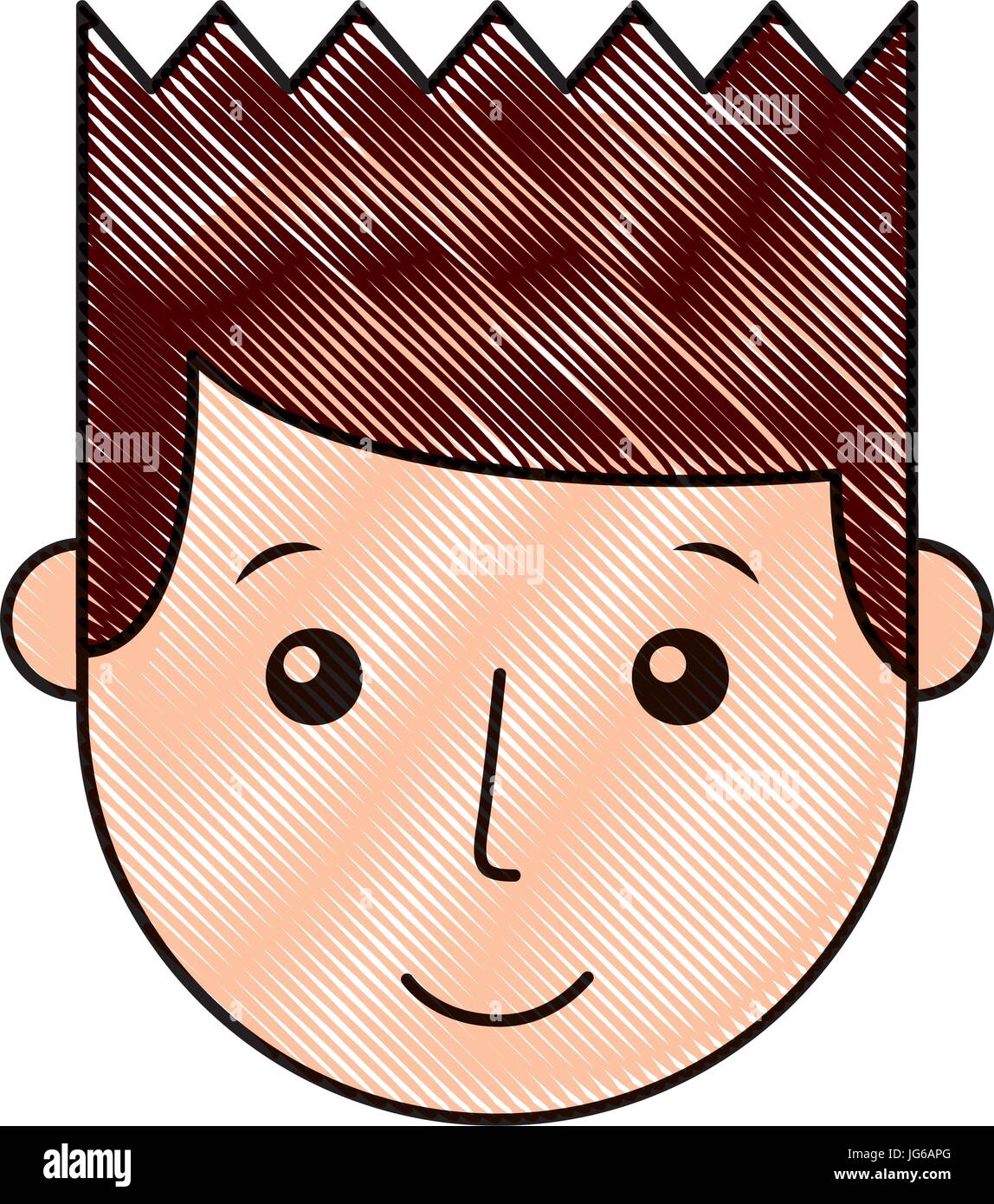 young man head avatar character Stock Vector Image & Art - Alamy