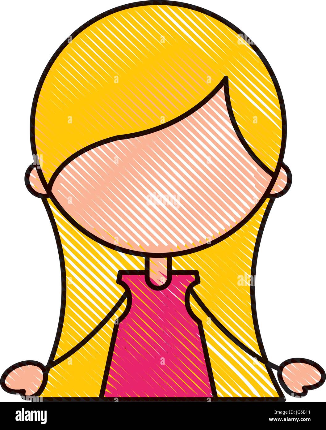 cute girl character icon Stock Vector Image & Art - Alamy