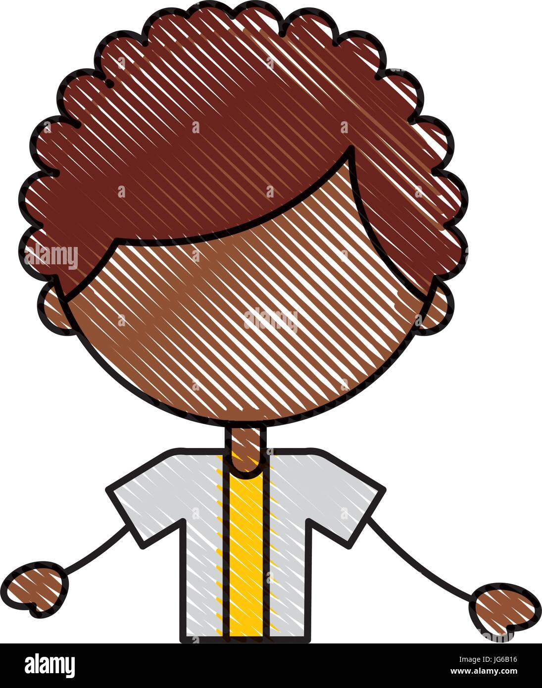 cute african boy character icon Stock Vector Image & Art - Alamy