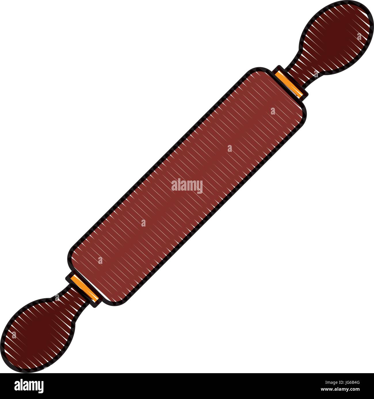 kitchen wooden roller icon Stock Vector Image & Art - Alamy