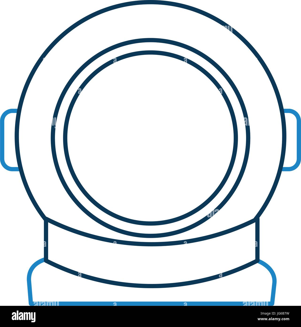 astronaut comic character icon vector illustration design Stock Vector ...