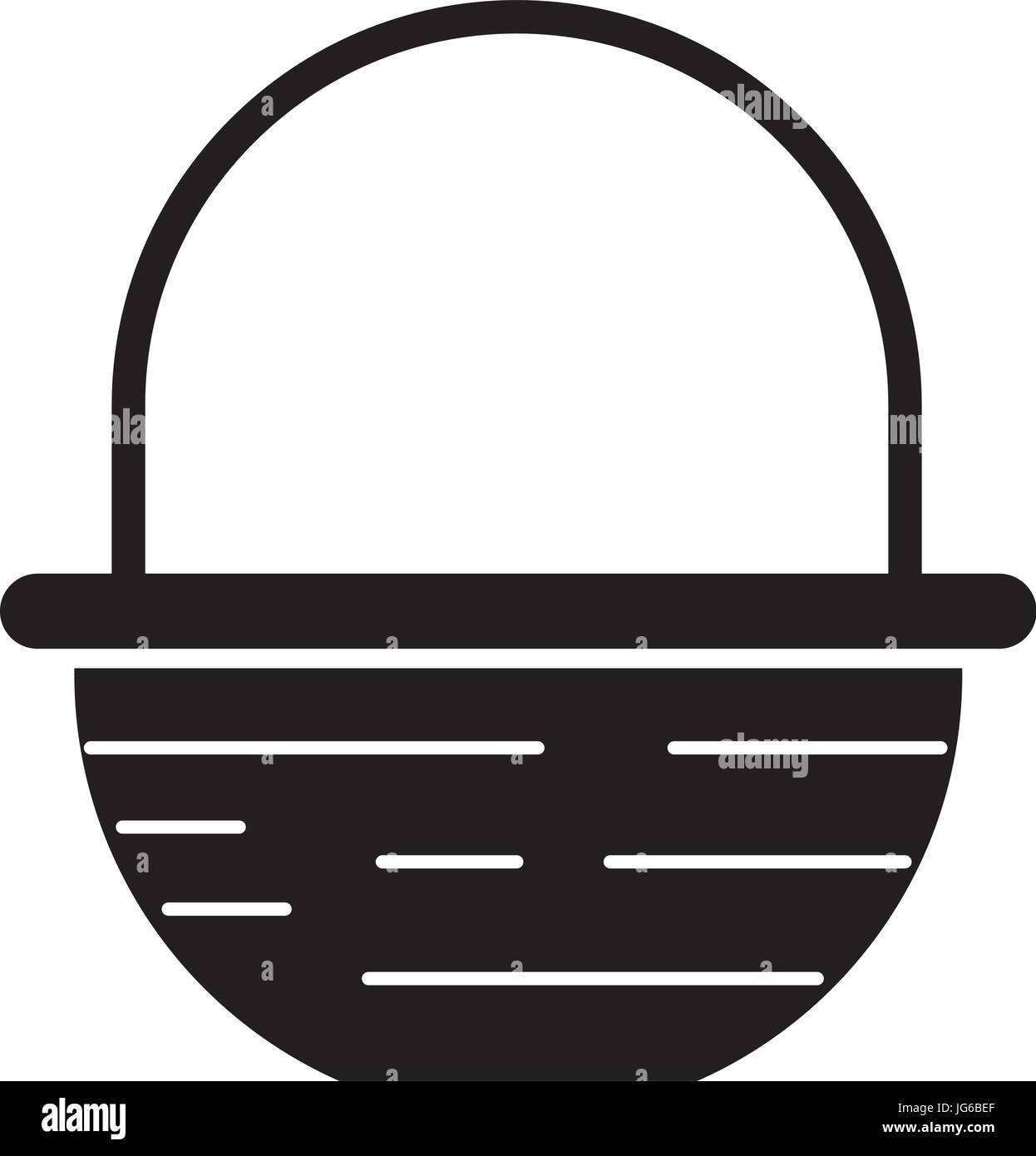 straw basket with farm product Stock Vector Image & Art - Alamy