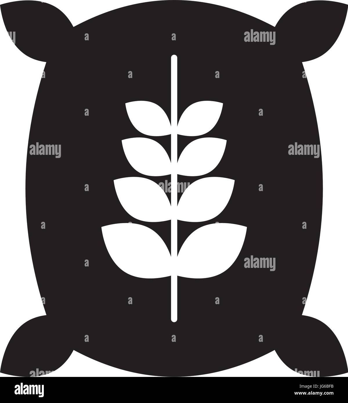 Sack of wheat icon Stock Vector Image & Art - Alamy