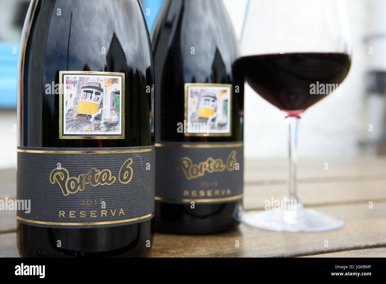 Portuguese red wine bottles hi-res stock photography and images - Alamy