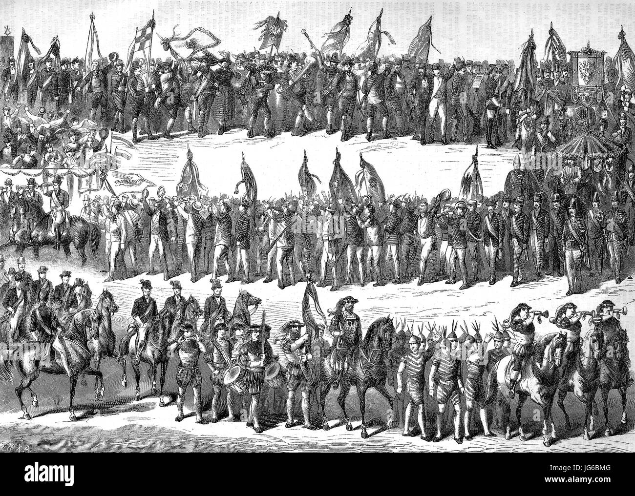 Marksmens target festival Black and White Stock Photos & Images - Alamy